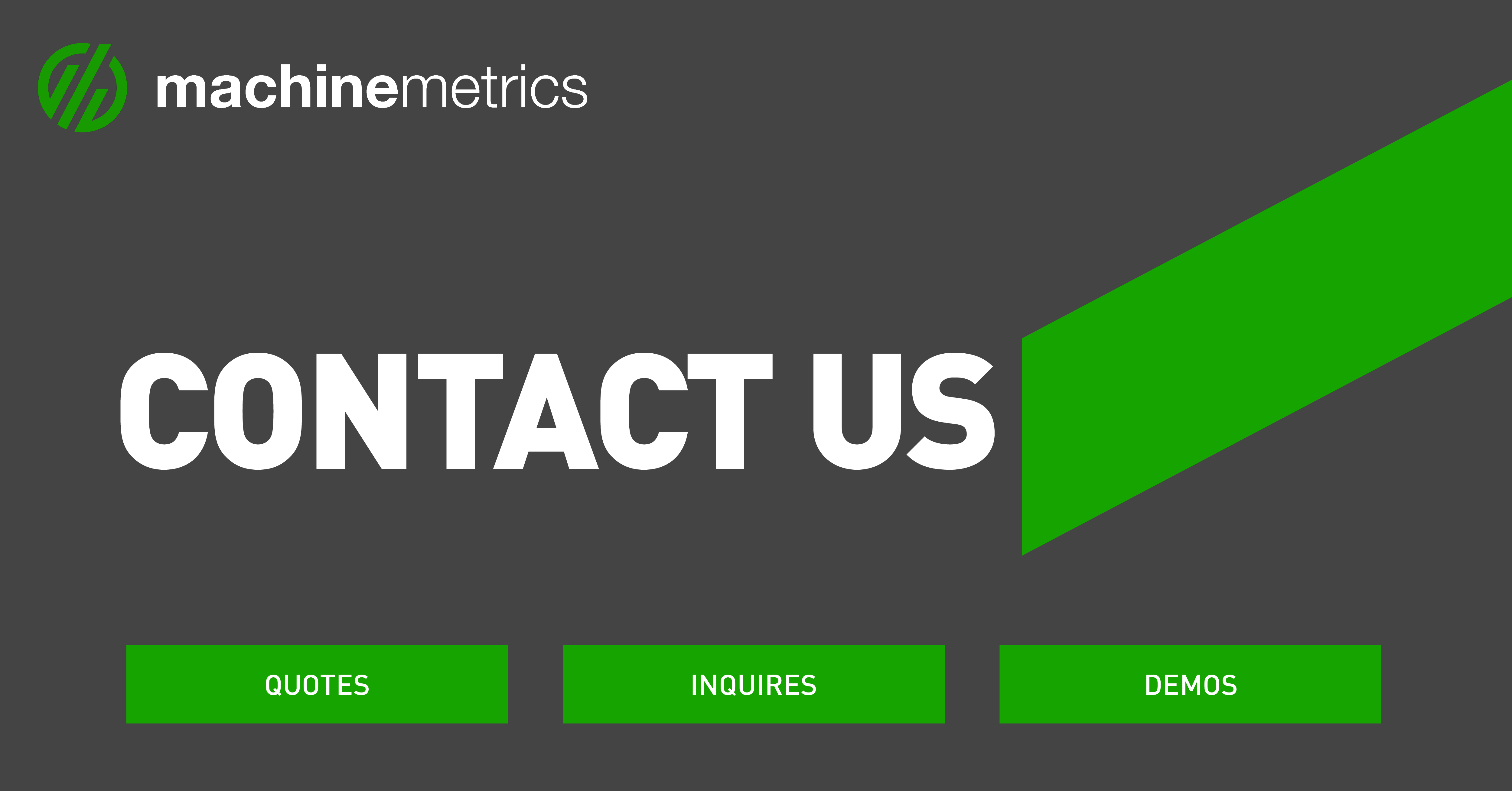Contact Us | MachineMetrics