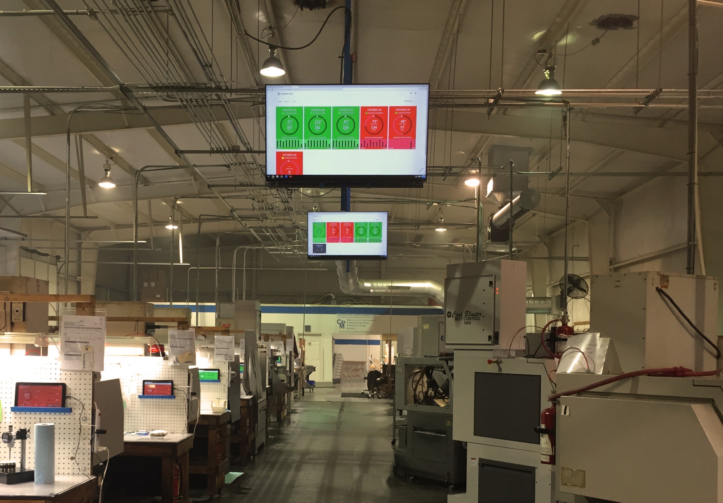 Swiss CNC Machine Monitoring | MachineMetrics