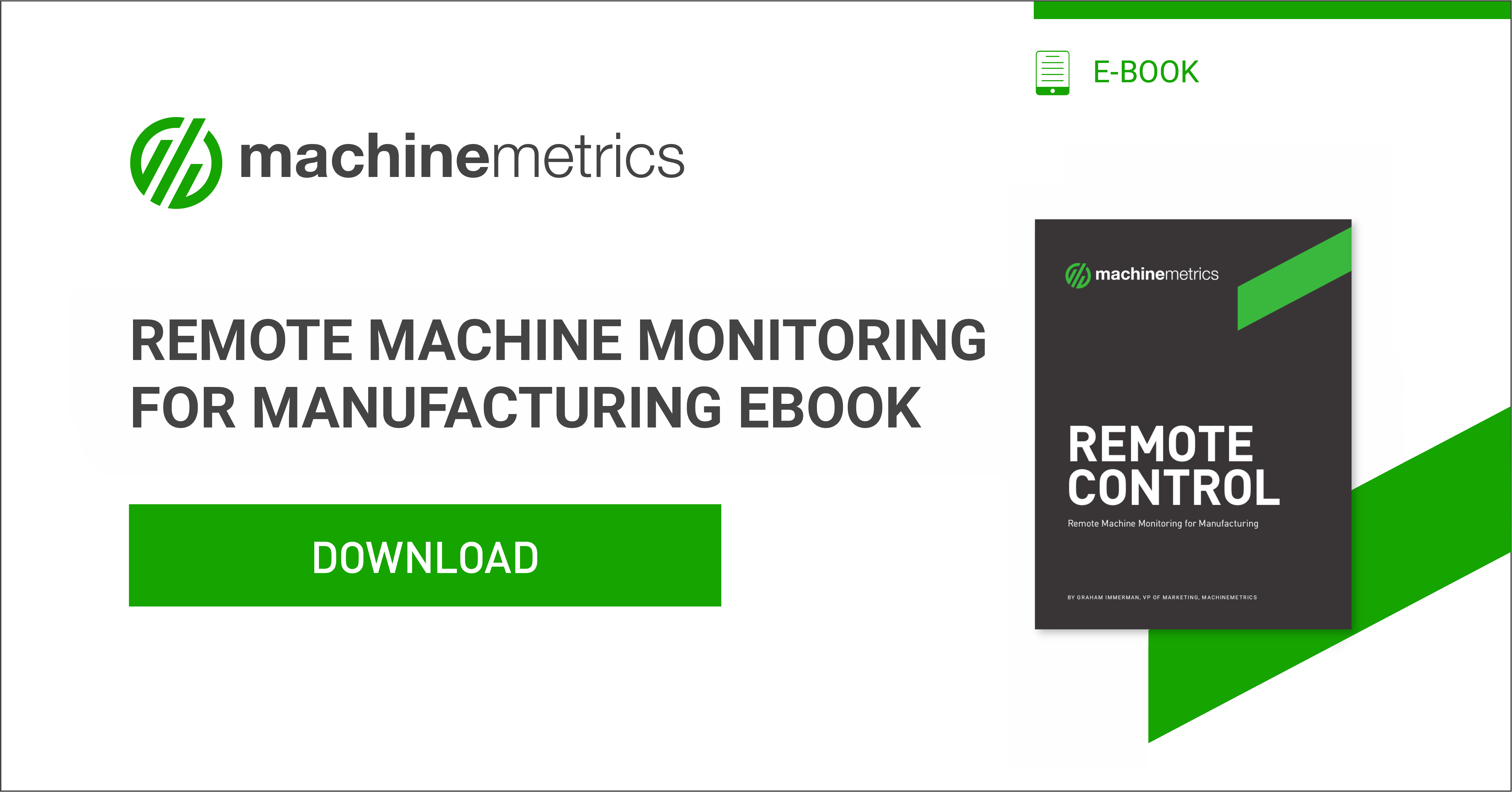 Remote Machine Monitoring for Manufacturing eBook